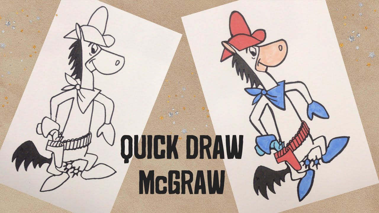 Quick Draw Mcgraw Marker Drawing F39art Attack Fun Art