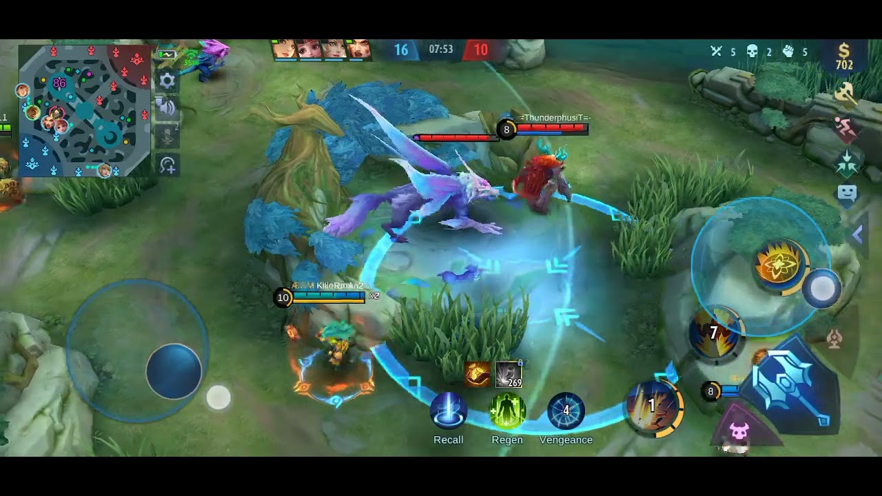 new revamp hero. gatotcaka masha and Guinevere vs yin top global. must ...