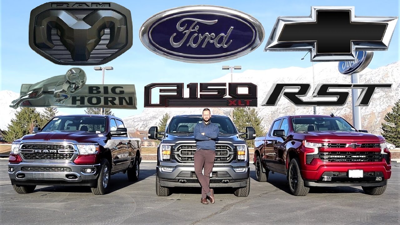 2023 Ram 1500 VS 2023 Ford F-150 VS 2023 Chevy Silverado 1500: I ...