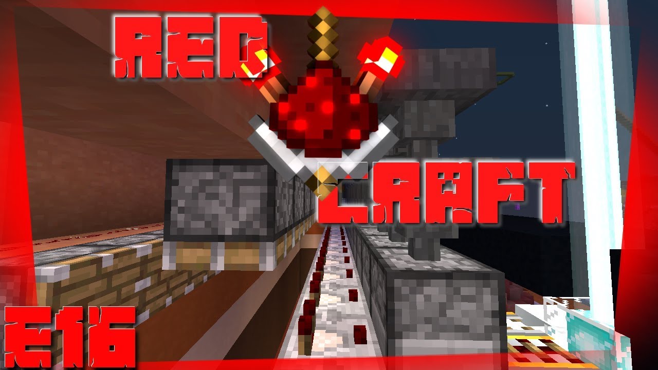 RedCraft Ep.16 - Meccanismo REDSTONE per un nuovo Gioco - YouTube