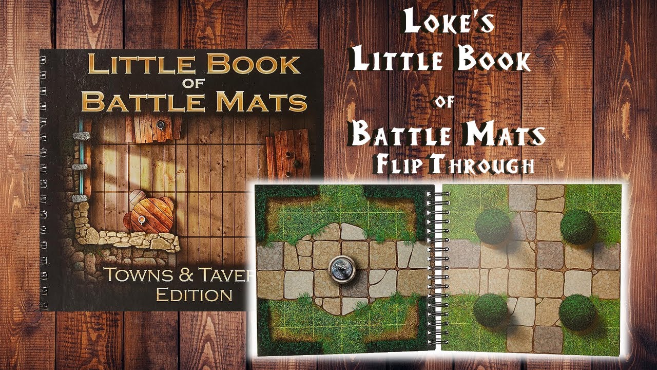 Loke's Little Book of Battle Maps Towns and Taverns - YouTube