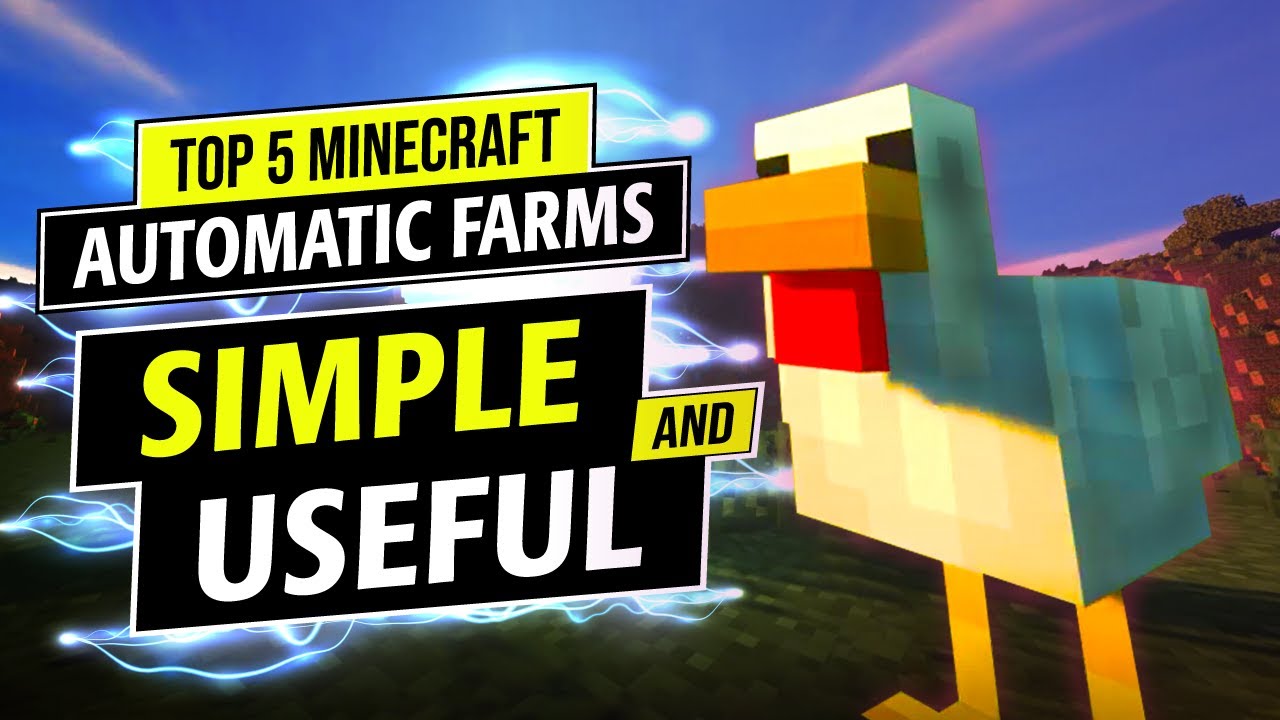 Top 5 Minecraft Automatic Farms: Minecraft Has Never Been Easier Thanks ...