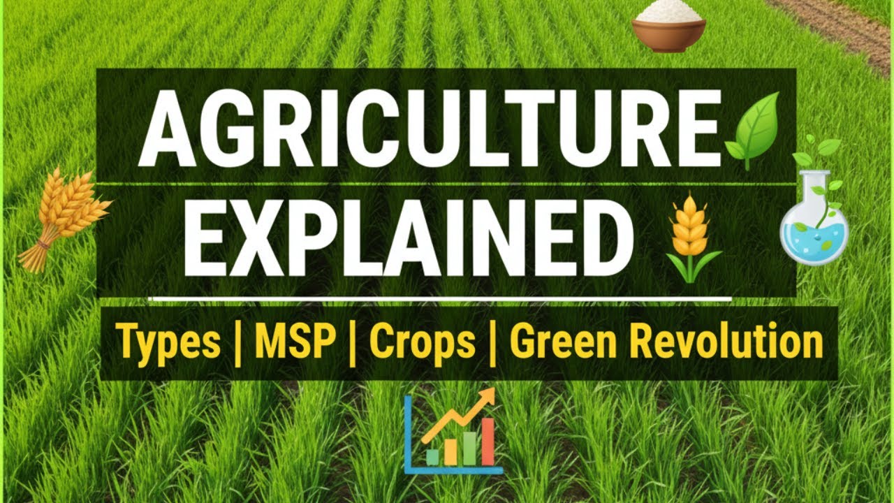 Agriculture Explained | Types of Farming, MSP, Crops & Modern ...