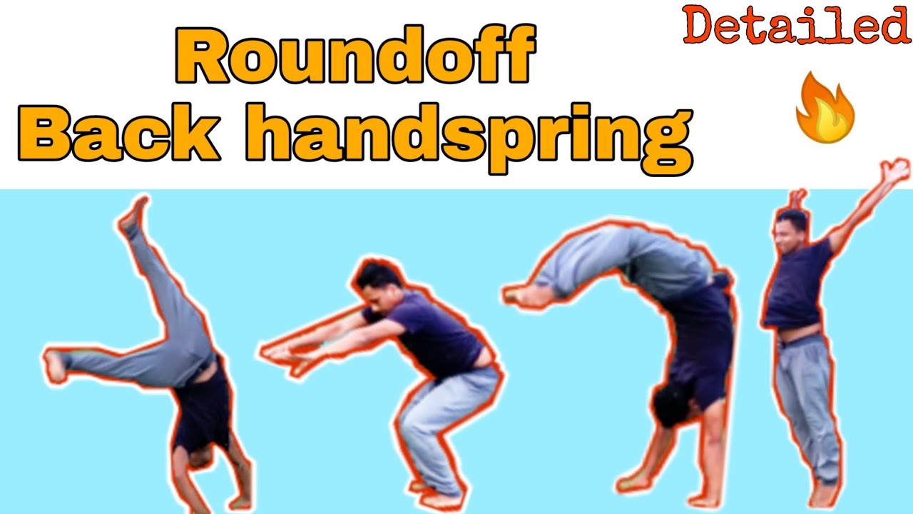 how to do Roundoff Back handspring || secret of continues back ...