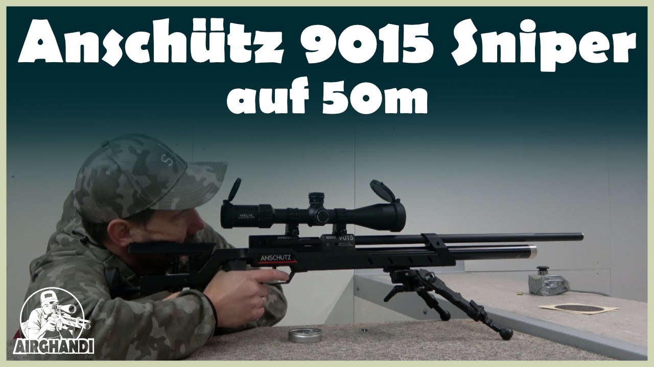 Anschütz 9015 Sniper auf 50m - YouTube
