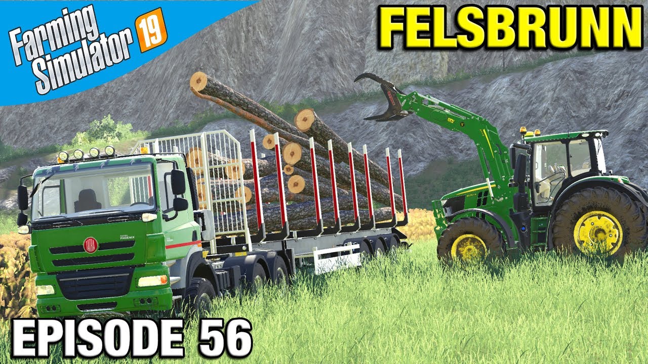 NEW LOGGING TRUCK Farming Simulator 19 Timelapse - Felsbrunn FS19 ...