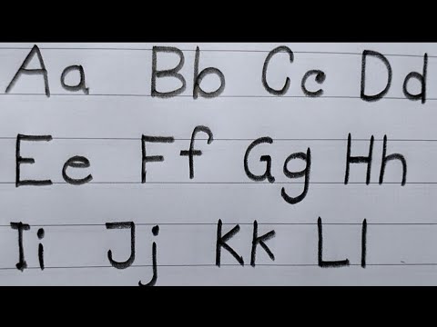 Small & Capital letters writing practice || Alphabet || Aa Bb Cc Dd ...
