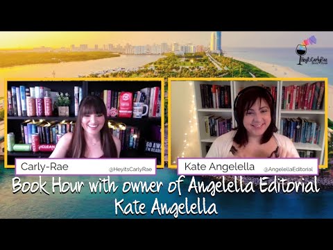 HeyitsCarlyRae Book Hour with Owner of Angelella Editorial Kate Angelella