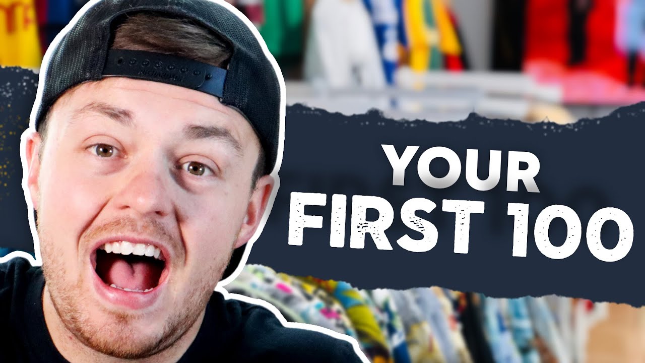 How To Get Your First 100 Clothing Store Customers - YouTube