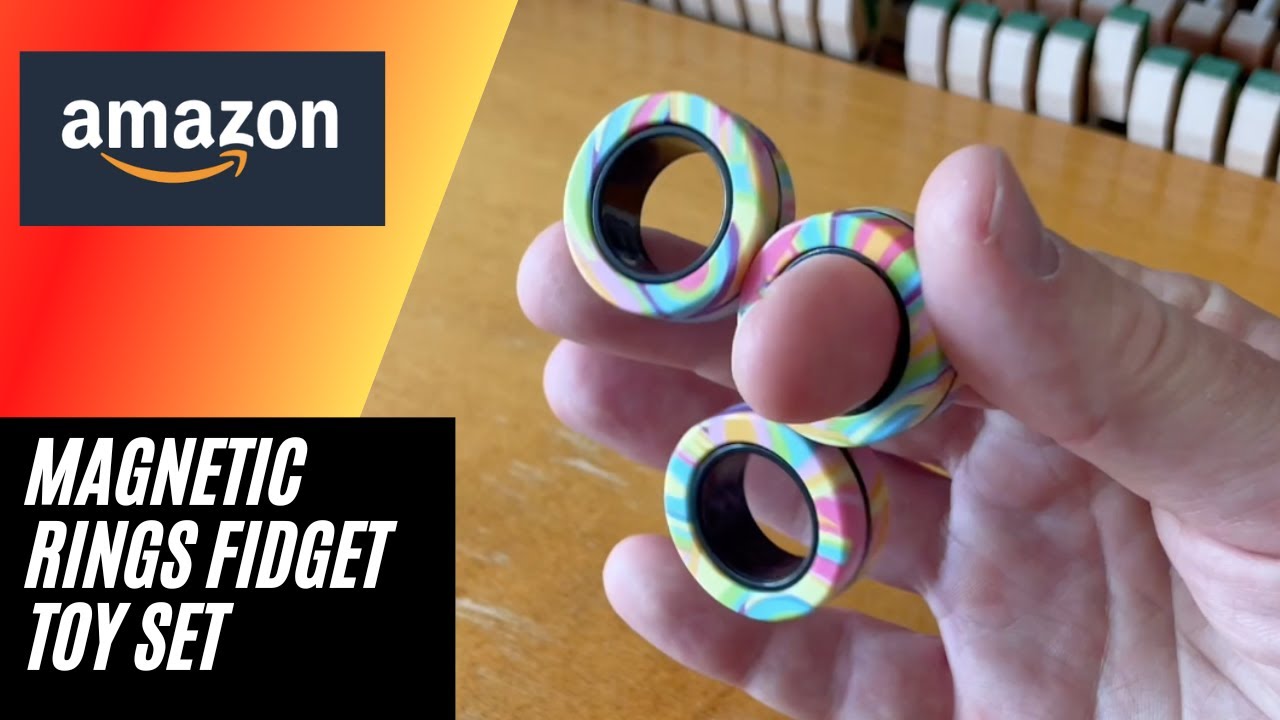 Magnetic Rings Fidget Spinner- Demo and Review - YouTube