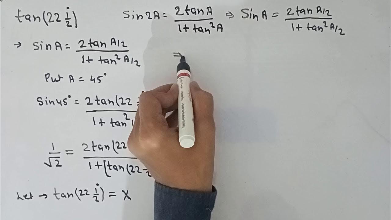 how-to-find-the-value-of-tan-22-5-trigonometry-class-10th-for-cbse