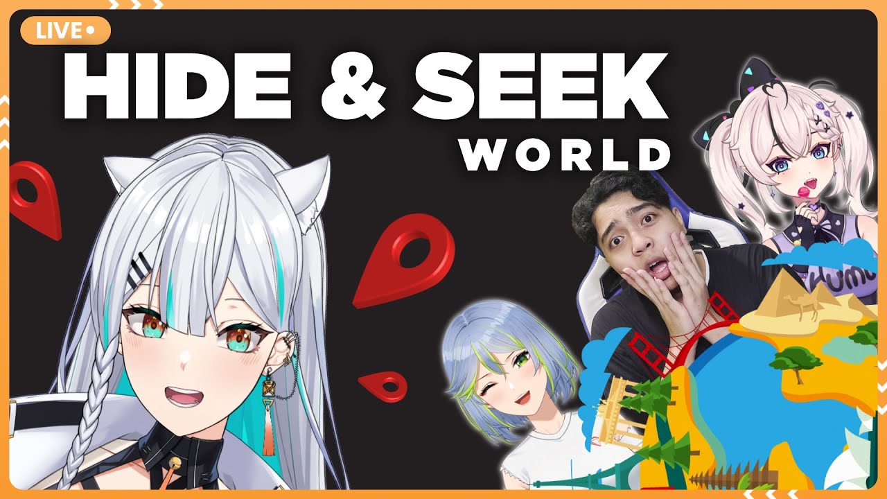 Hide & Seek World 】 Ngumpet di belahan dunia mana?? - YouTube