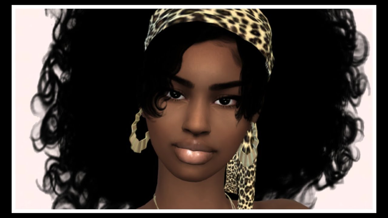 Nigerian Inspired Sim - Sims 4 CAS + CC Folder & Sim Download - YouTube