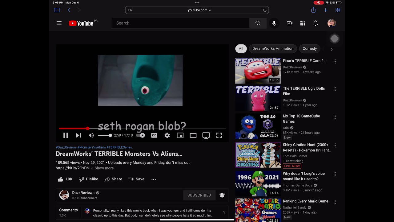 Seth rogen blob - YouTube