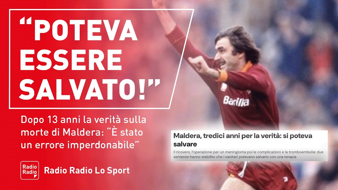 "LA MORTE DI ALDO MALDERA? UN GRAVE CASO DI MALASANITÀ!" | LA TRISTE ...