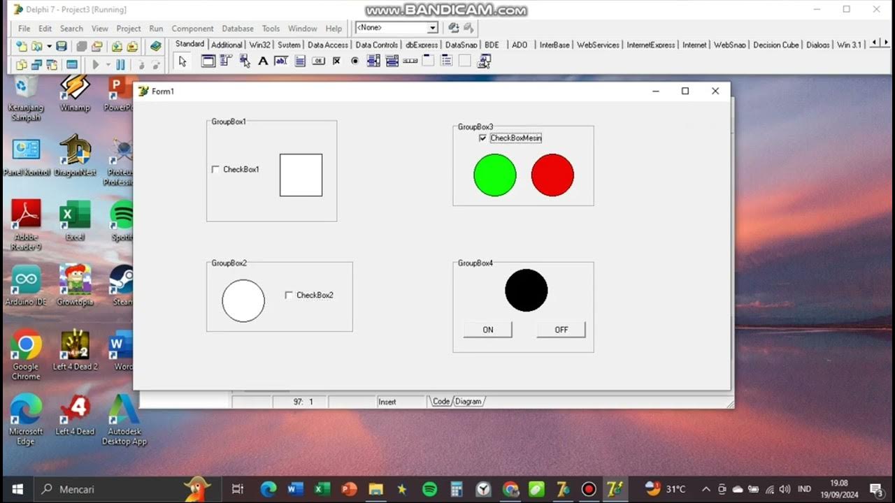 tugas Praktikum Pengenalan Program Delphi - YouTube