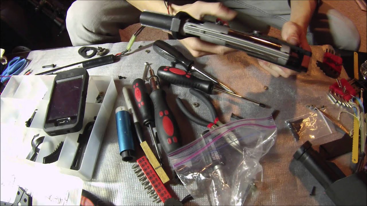 Airsoft DMR Build Timelapse // lllShadownooblll - YouTube