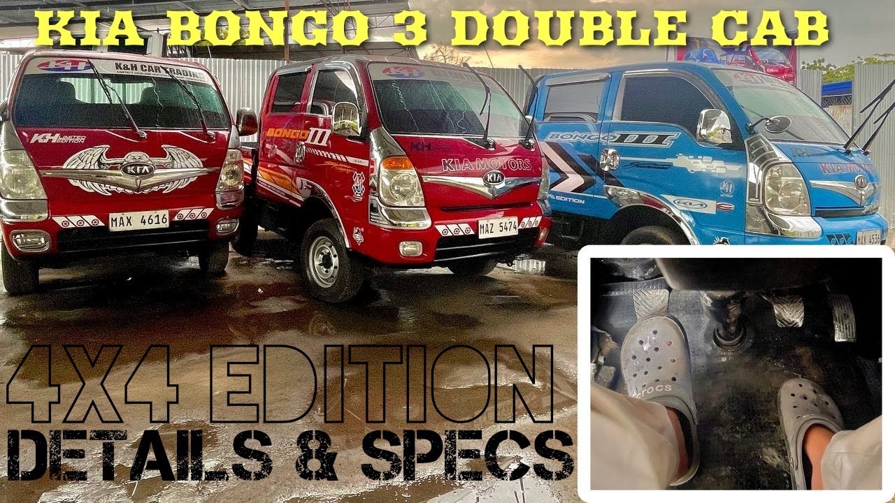Update: Kia Bongo 3 4x4 Available Units | specs and details - YouTube