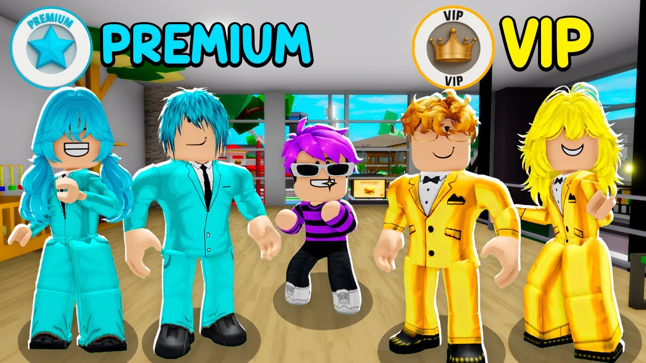 PREMIUM FAMILY vs VIP FAMILY in BROOKHAVEN - YouTube