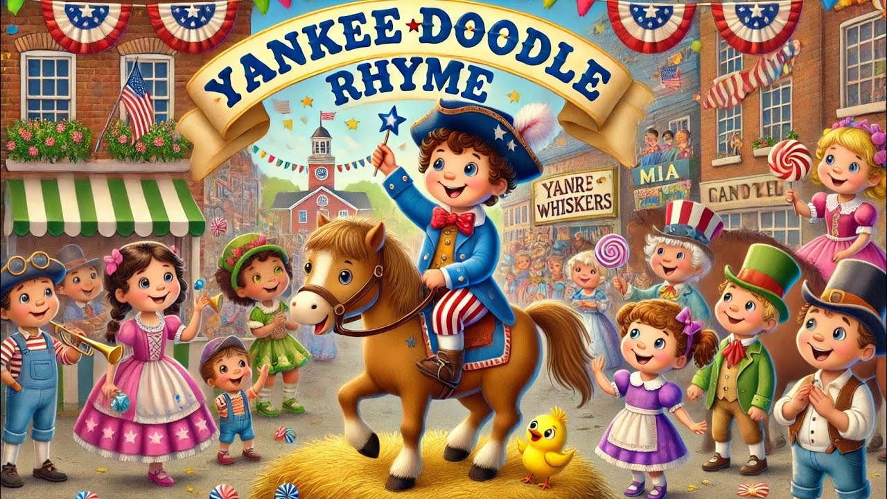 Yankee Doodle Preschool Rhyme | Nursery Rhyme for Kids | Rhyme for LKg ...