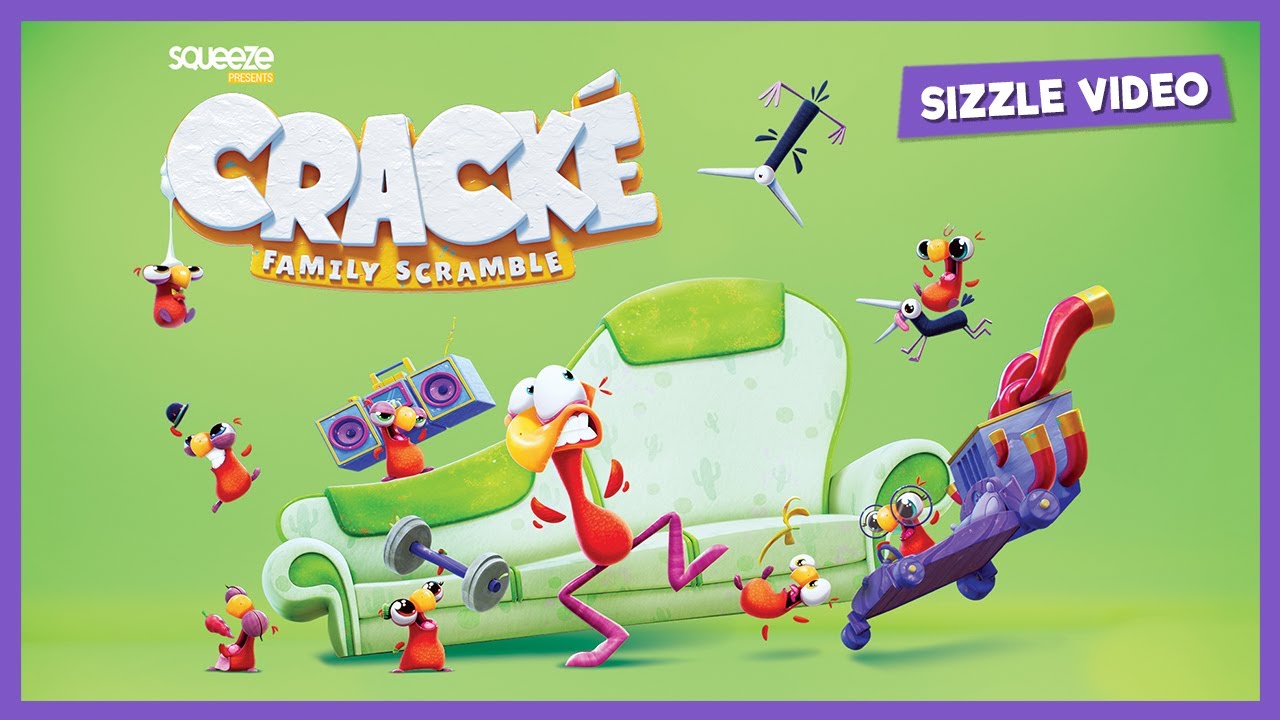 CRACKÉ FAMILY SCRAMBLE - SIZZLE VIDEO | Trailer | Cartoons for Kids ...