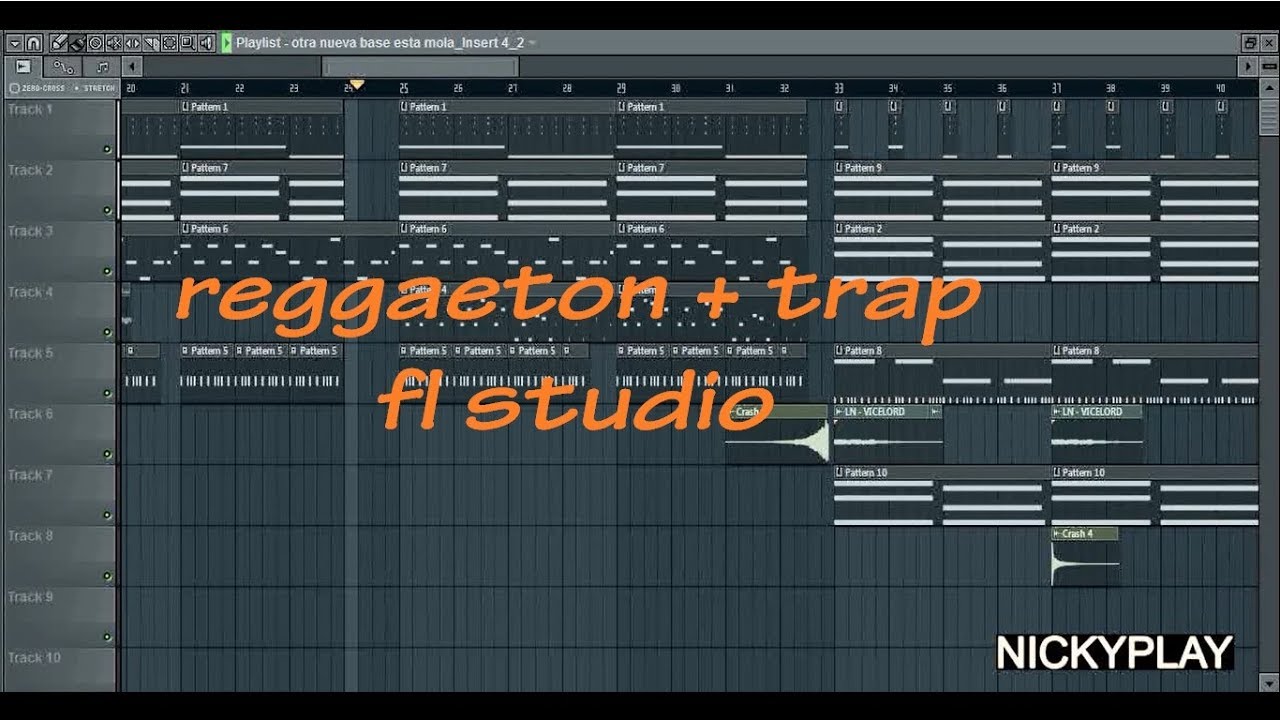 base de reggaeton y trap mixta. FL STUDIO - YouTube
