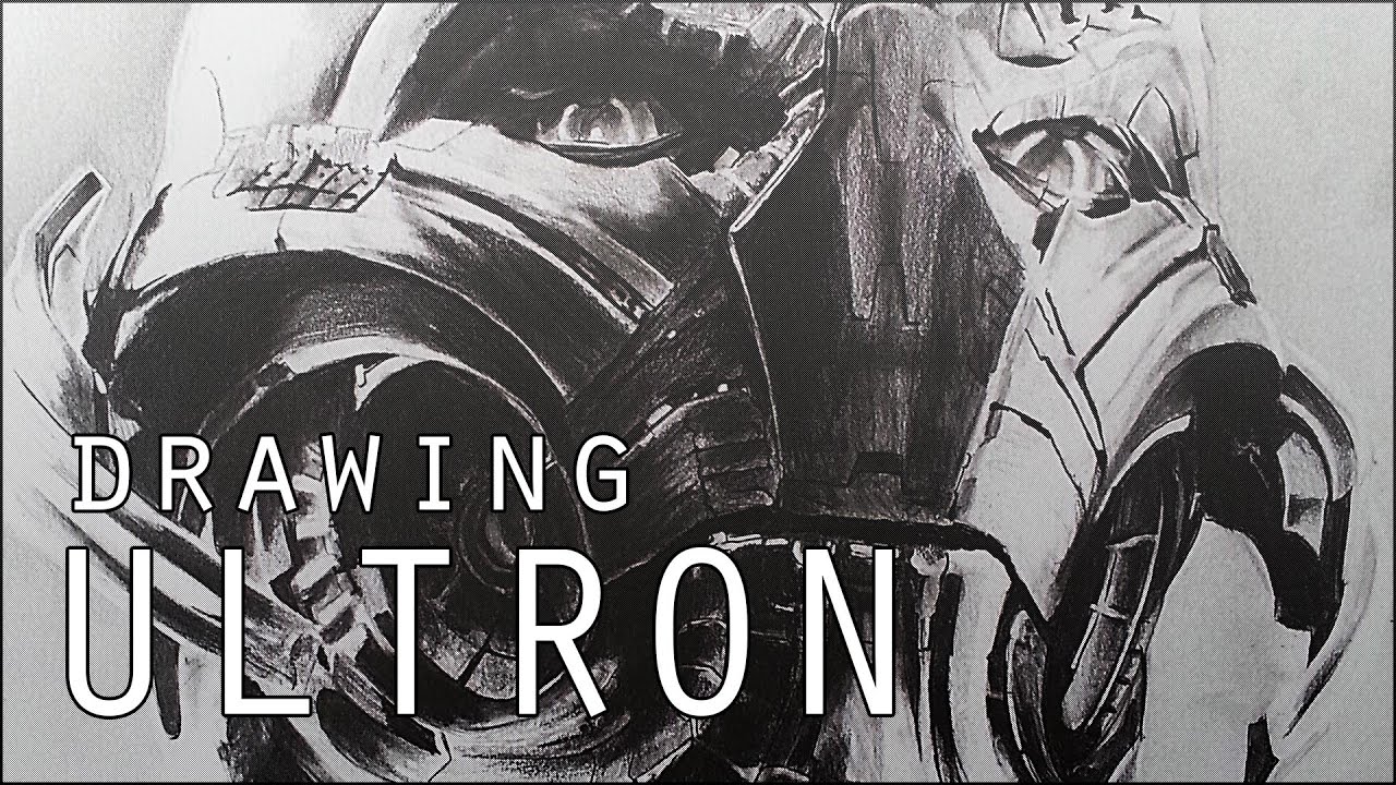 Pencil Drawing | Desenhando | Ultron (Avengers 2) - YouTube