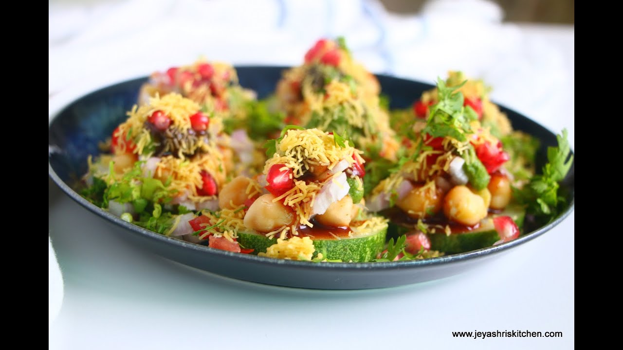 Cucumber chaat recipe - Healthy cucumber chaat - Easy snacks recipes ...