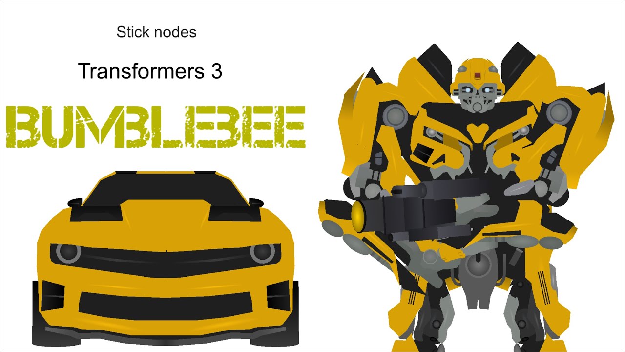 My bumblebee TF3 creation in stick nodes - YouTube