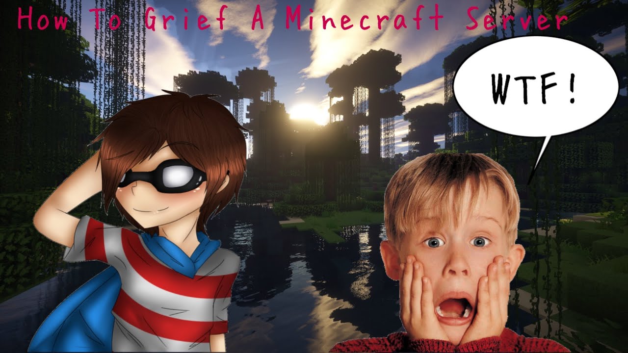 How to grief a minecraft server! - YouTube
