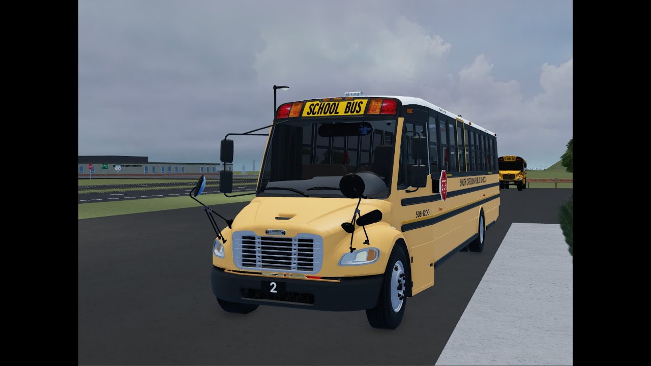 Short Drive in SC Spec 2009 Thomas C2 | Bus Simulator Maine - YouTube