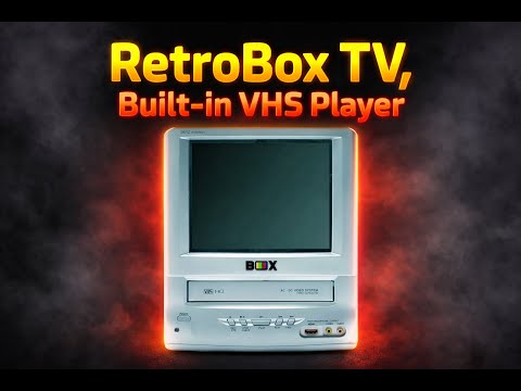 RetroBox TV offers retro design, built-in VHS player