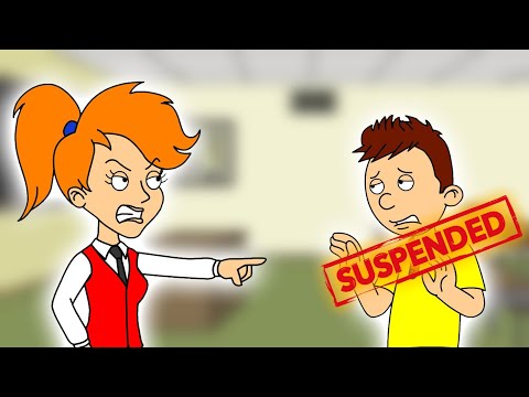 Miss Martin Suspends Caillou For Nothing/Fired - YouTube