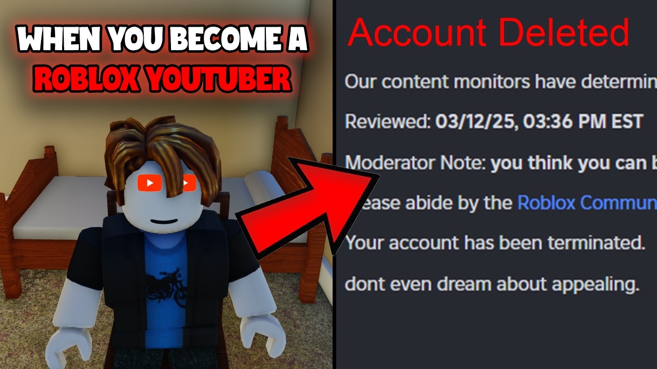 when you become a roblox youtuber 💀 - YouTube