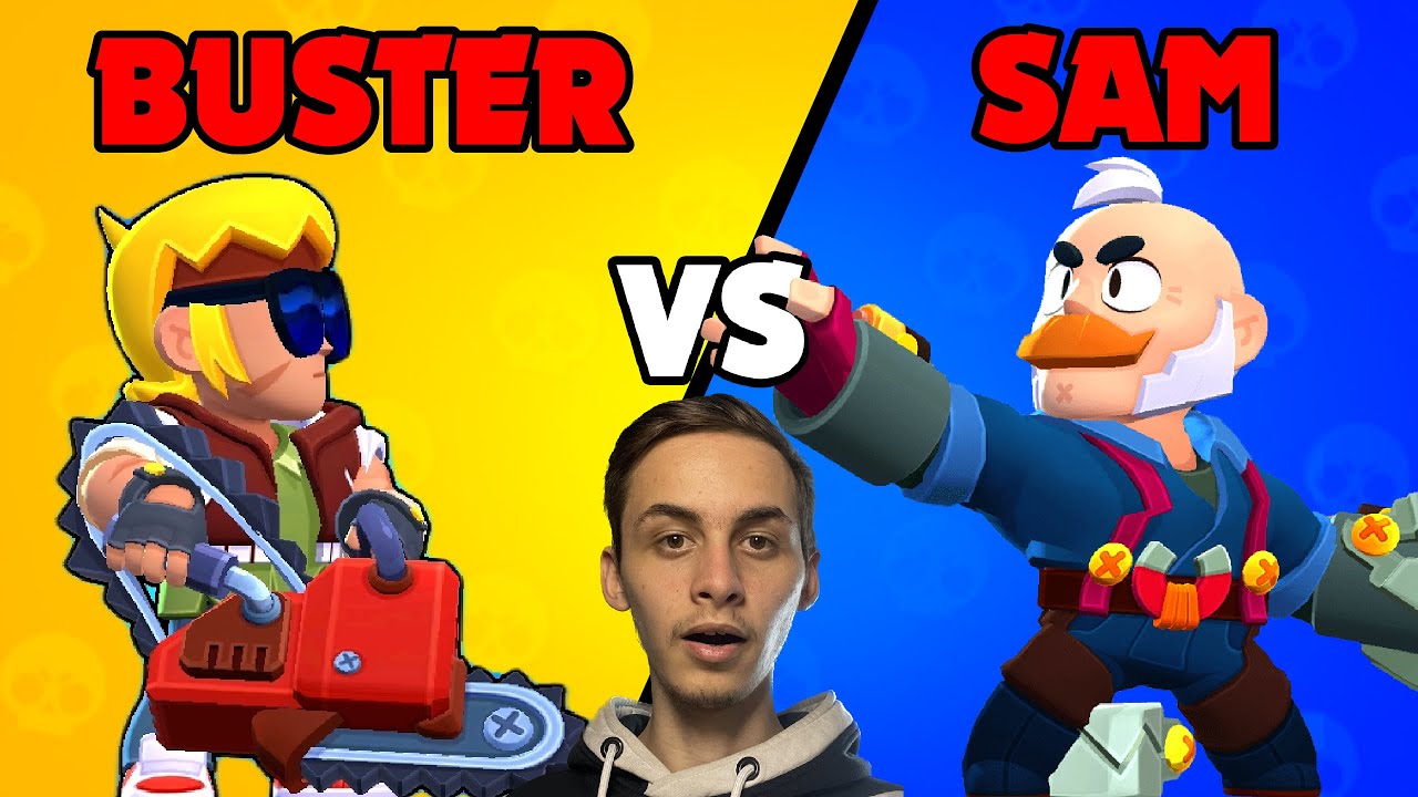 Sam VS Buster : qui sera le plus fort ? (Brawl Stars) - YouTube