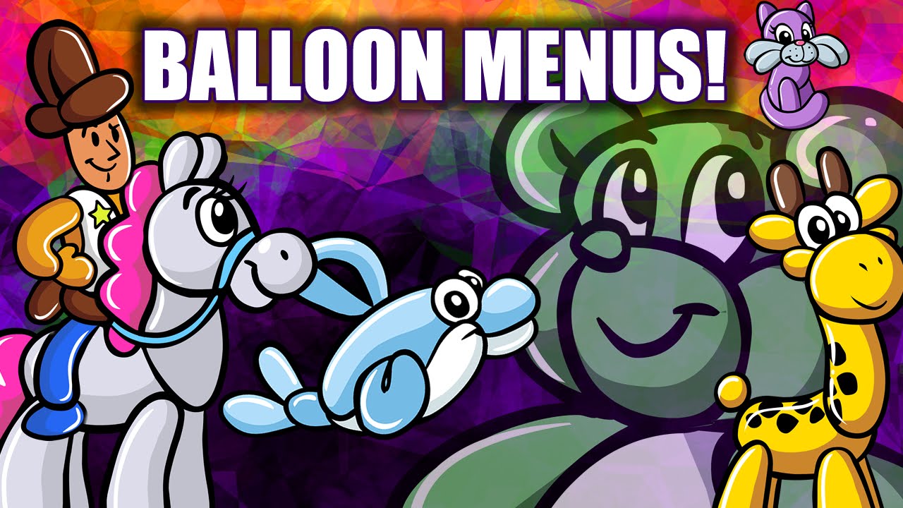Balloon Menus Are HERE Custom Menus To Help You At Your Events YouTube Balloon Menus Are HERE Custom Menus To Help You At Your Events YouTube