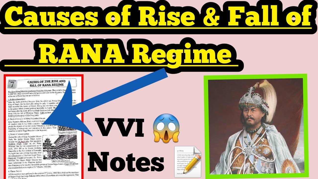 Causes of rise and fall of rana regime #history #social - YouTube