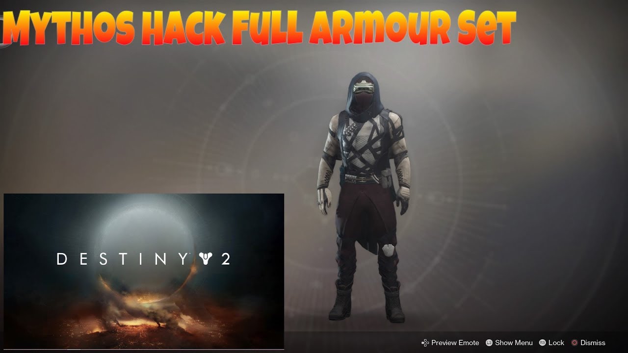 Destiny 2 Mythos Hack Full Armour Set. Hunter [Rare] - YouTube