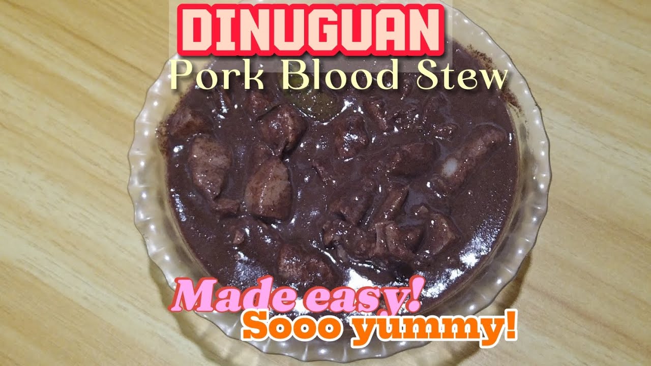 Bicol's version of DINUGUAN (PORK BLOOD STEW)#food #cooking #recipe # ...