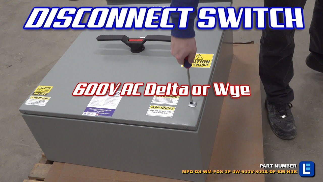 Fused Disconnect Switch - 600V AC Rated for Construction Sites - YouTube
