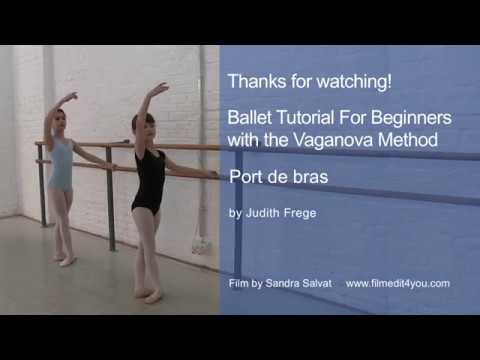 Ballet Tutorial For Beginners - Vaganova Method - Port de bras - YouTube