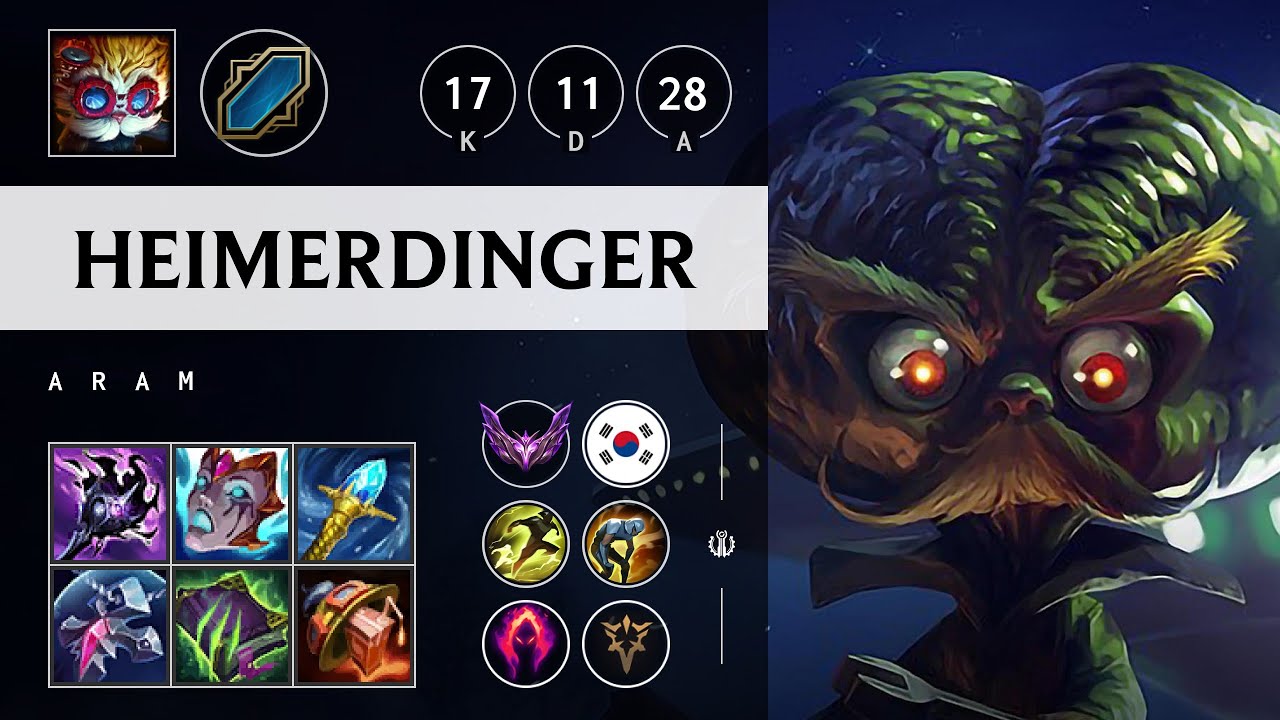 Heimerdinger ARAM - KR Master Patch 25.05 - YouTube