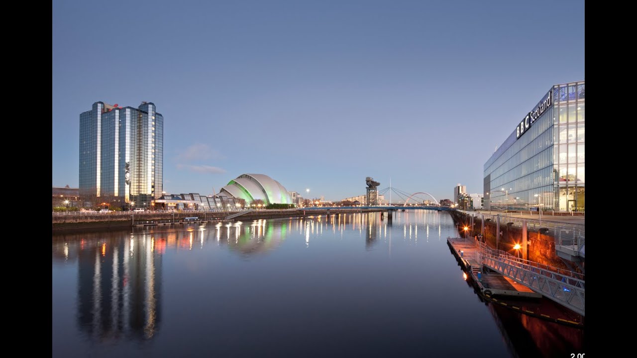 Walking tour of River Clyde Glasgow, Scotland - YouTube