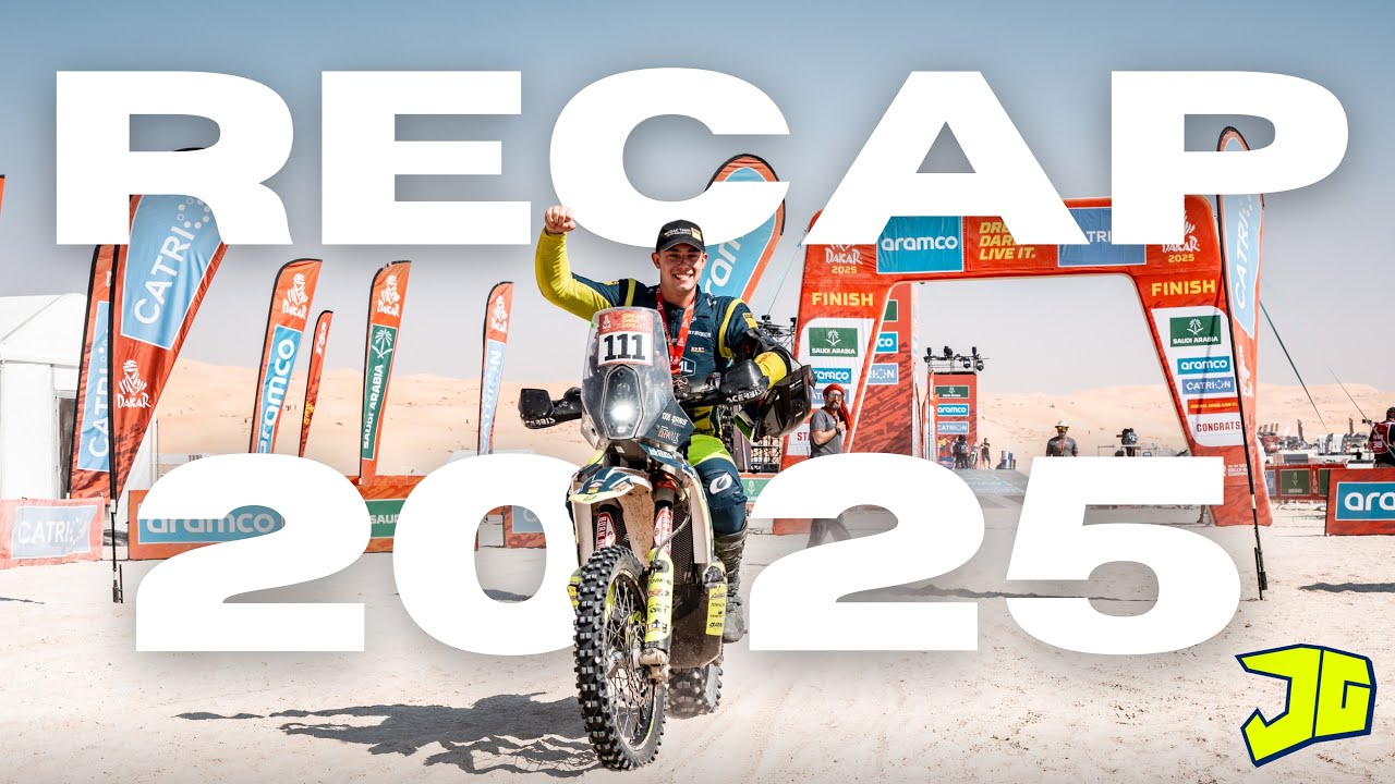 Justin Gerlach - RECAP 2025 #2025 #highlights #rallye #dakar - YouTube