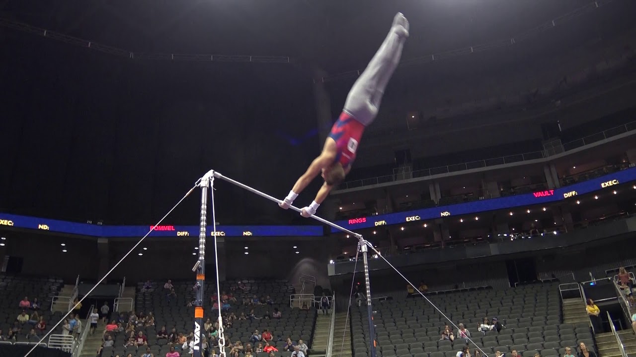 Steven Lukasik – High Bar – 2019 U.S. Gymnastics Championships – Junior ...