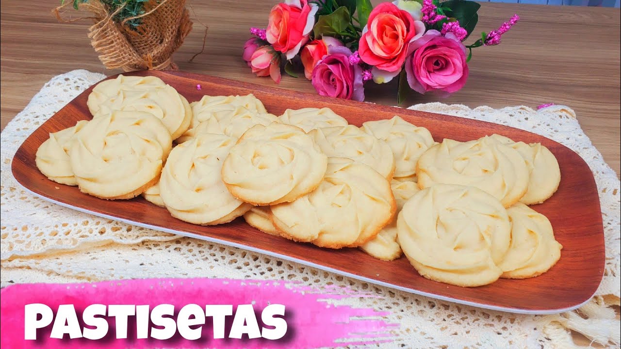 PASTISETAS 🧈 Galletas con SOLO 3 INGREDIENTES Super Fácil y Deliciosas ...