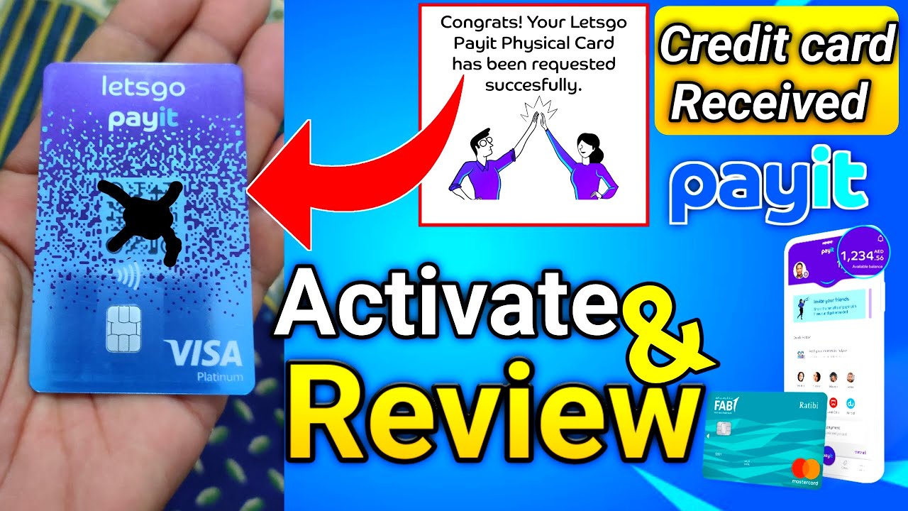 Payit Free Visa credit card activation & Review How to Activate Visa ...