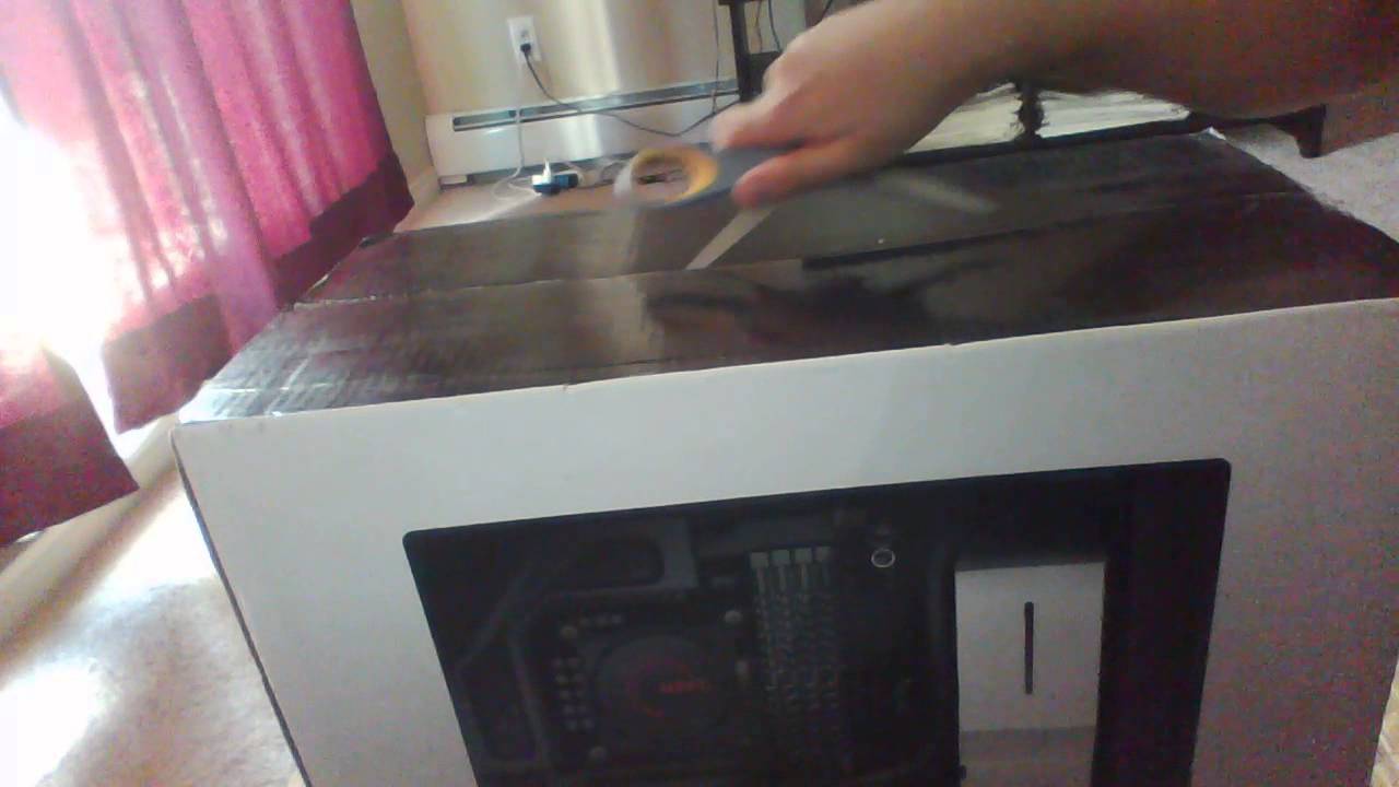 Retarded Canadian unboxes a computer case - YouTube