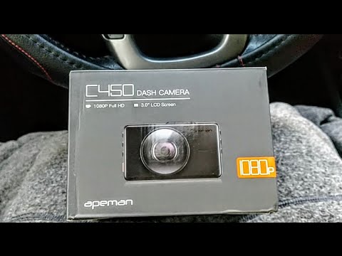 Apeman C450 Dash Cam Unboxing- ASMRish? - YouTube