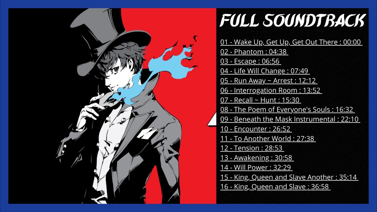 Persona 5 OST 🎵 - Full Soundtrack - Original Music 4K - YouTube